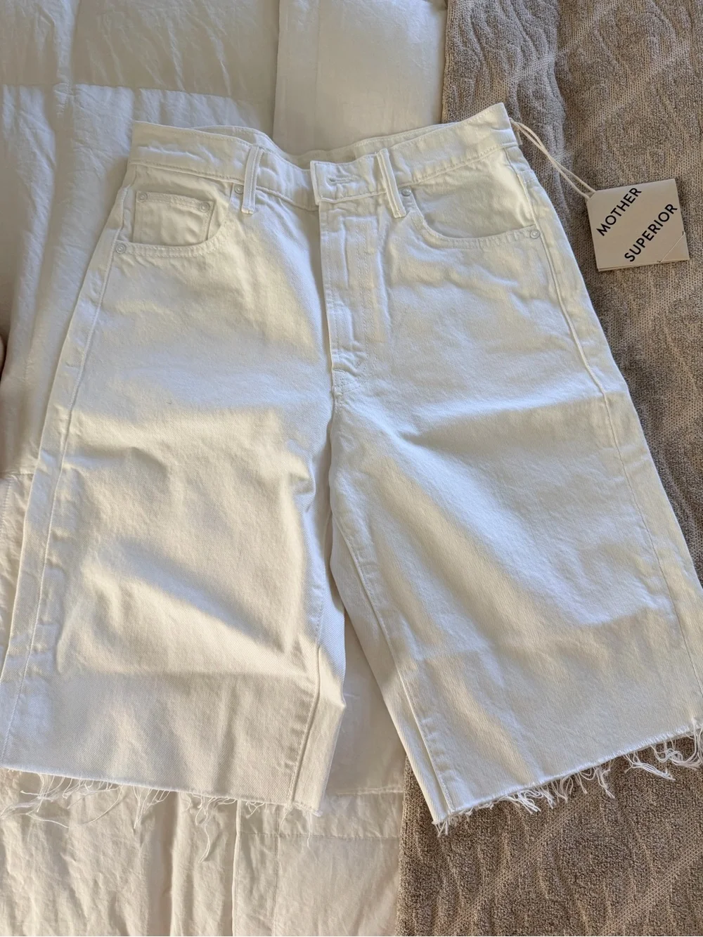 MOTHER | Shorts | Mother Maven Bermuda Fray Short | Poshmark
